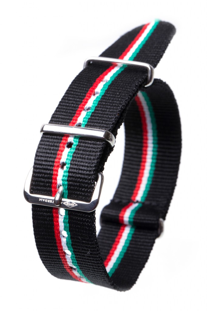 'Italian Flag' Nato Watch Strap | Amsterdam Watch Company
