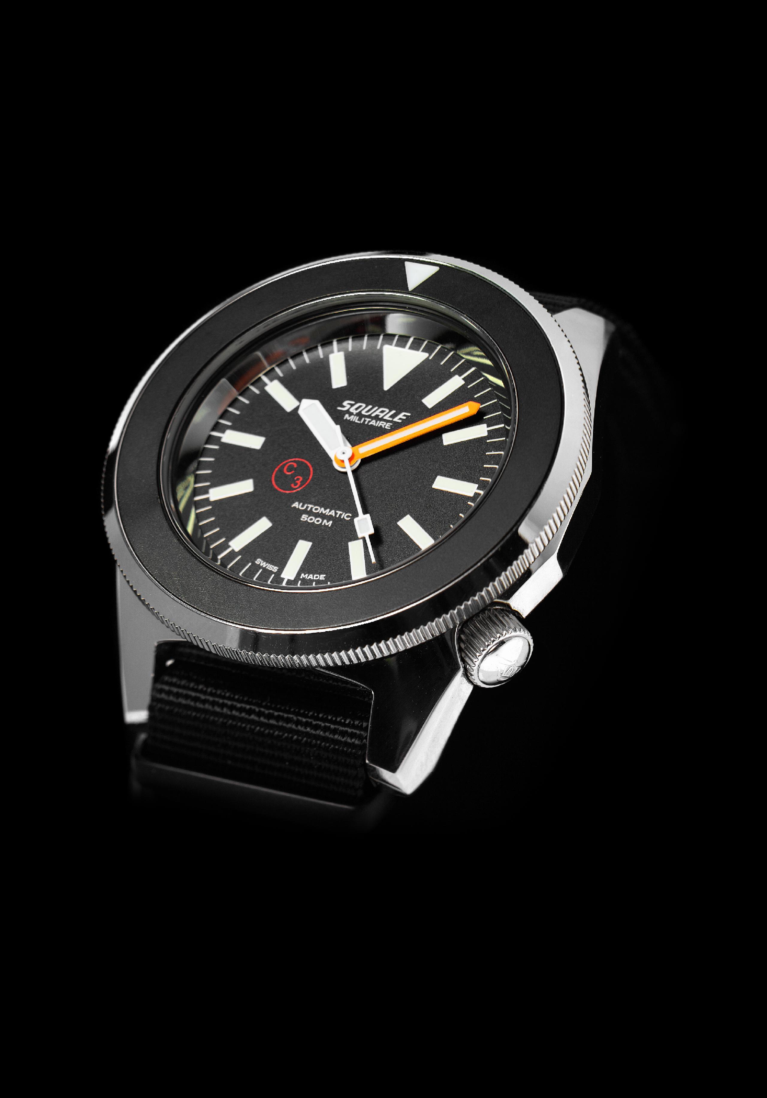 Special Edition Squale 1521 Militaire by AWCo - Amsterdam Watch Company