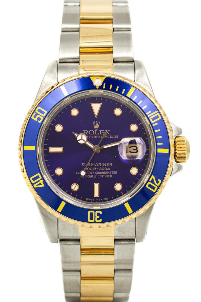 Rolex Submariner Ref. 16803 'Purple dial' | Amsterdam Watch Company