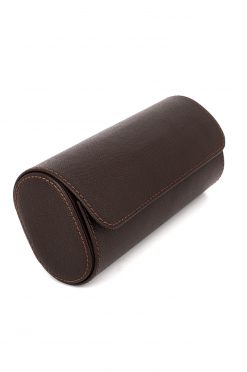Bosphorus Watch Roll Saffiano Leather Brown | Amsterdam Watch Company