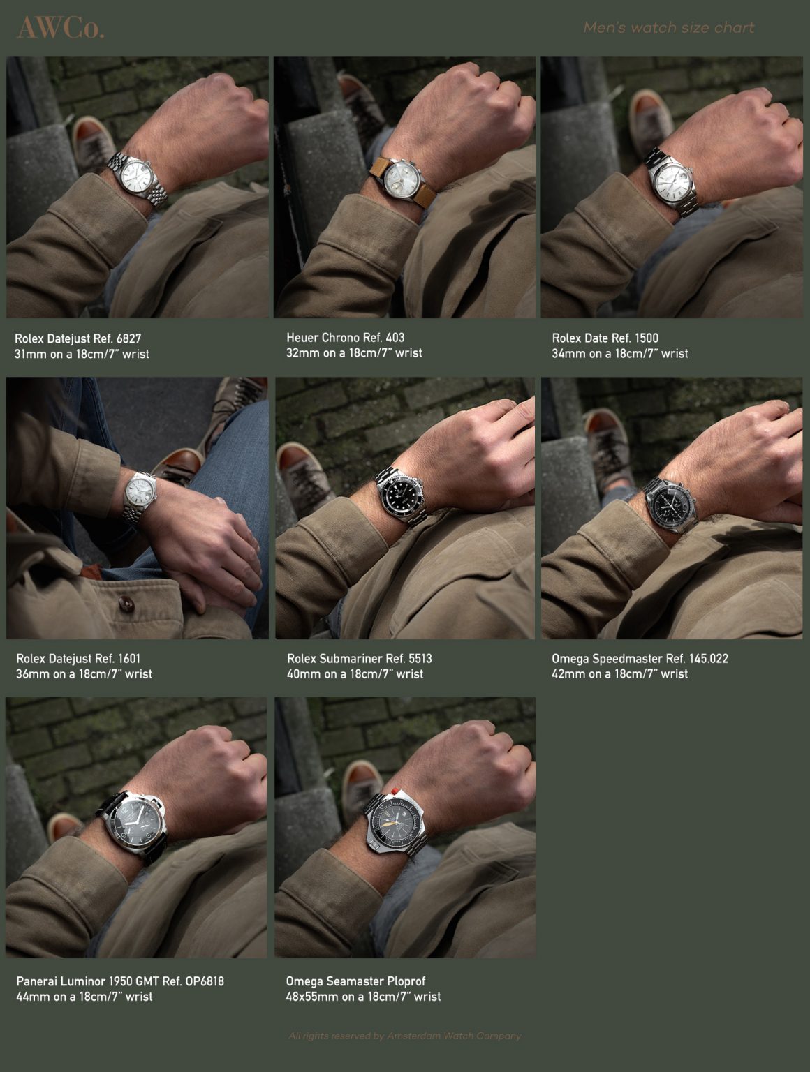 Finding the perfect watch size: the expert’s watch size guide | AWCo