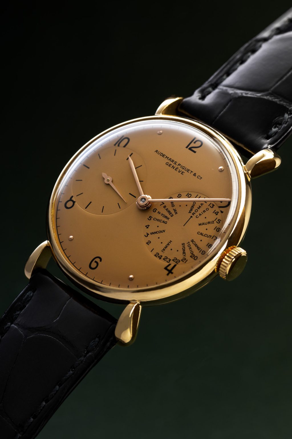 Audemars Piguet Dress watch “World Timer” Ref. 10198 | Amsterdam Watch ...