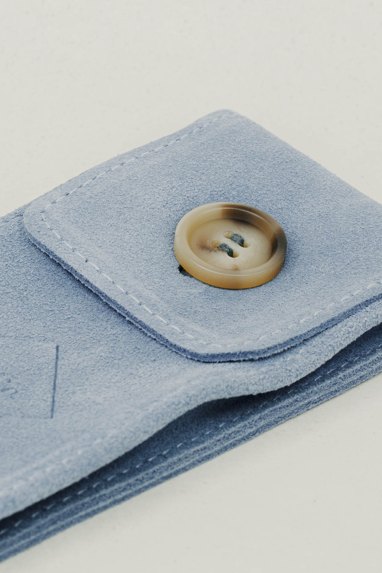 Watch Pouch Suede Leather Light Blue | Amsterdam Watch Company